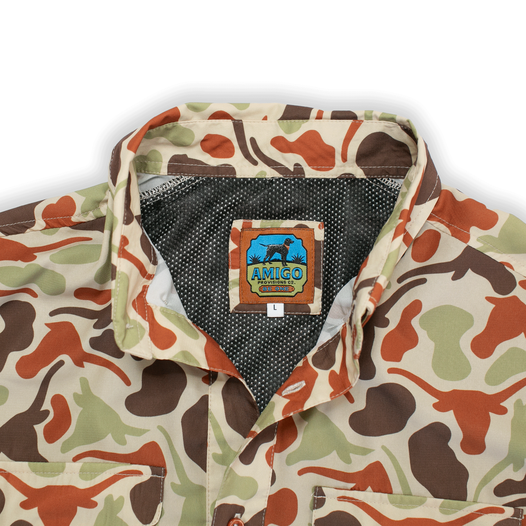 Longhorn Camo - Frio Tech Shirt - Amigo Provisions Company